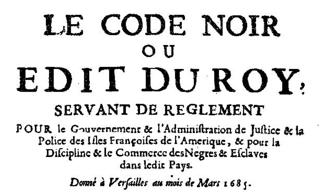 Le Code Noir. N°560 – Radio Univers